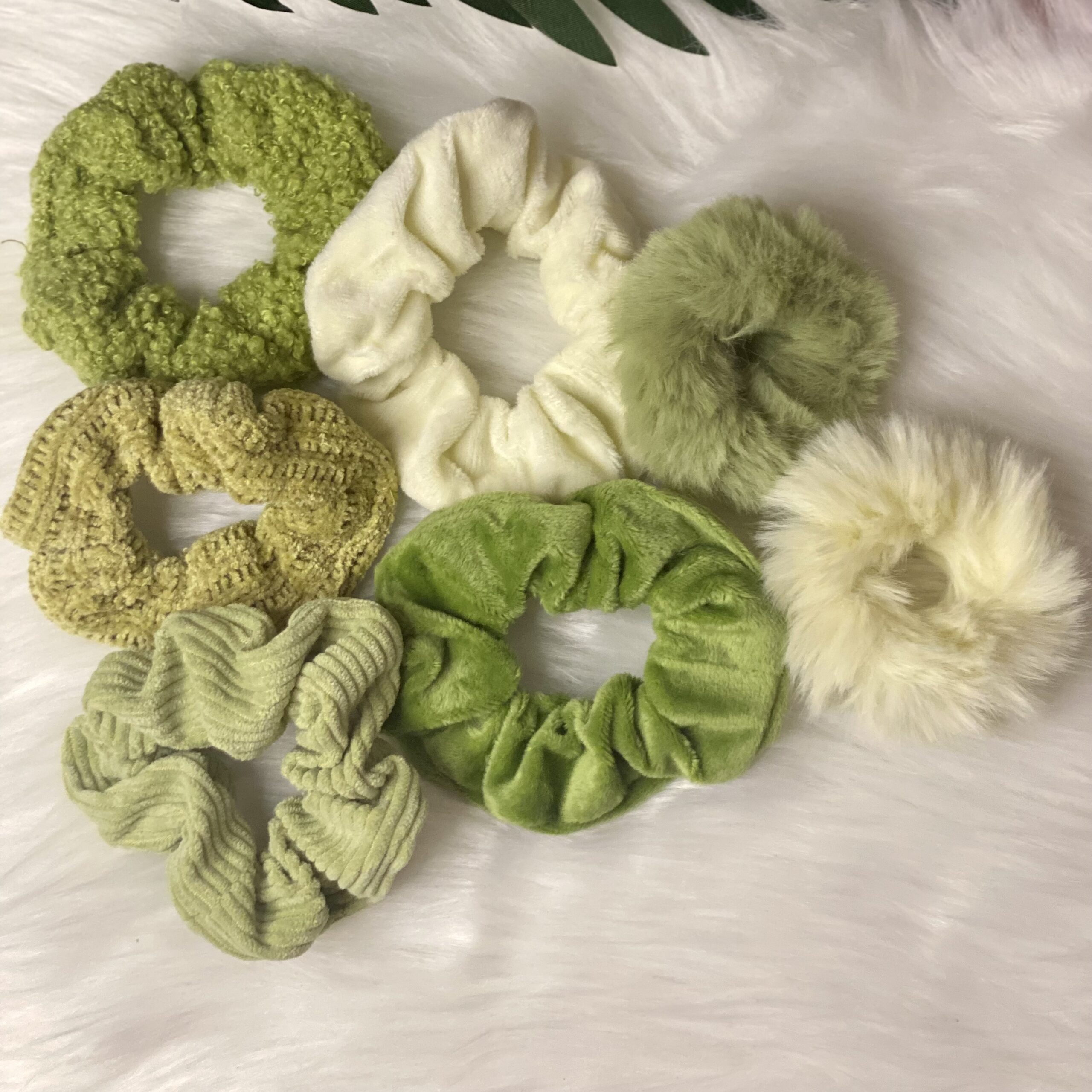 Fuzzy scrunchie packs | All Things Hair By Sade