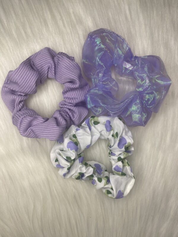 Lovely Lilac Tulip Scrunchie Pack | All Things Hair By Sade